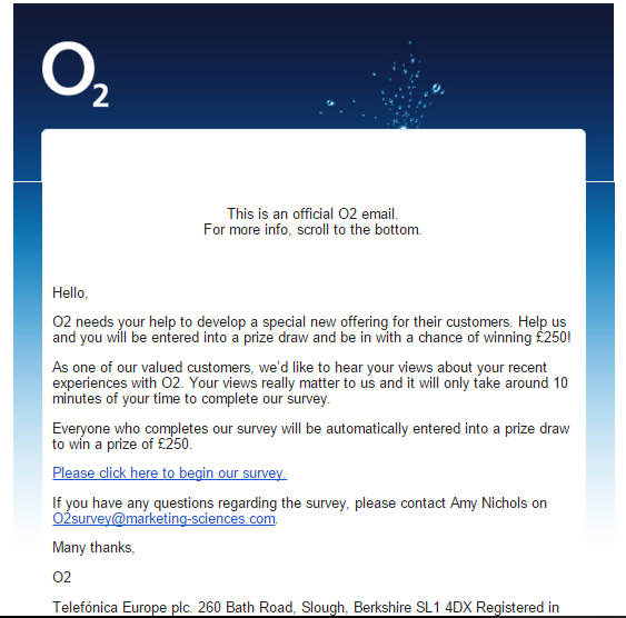 Solved: O2 SURVEYS - O2 Community