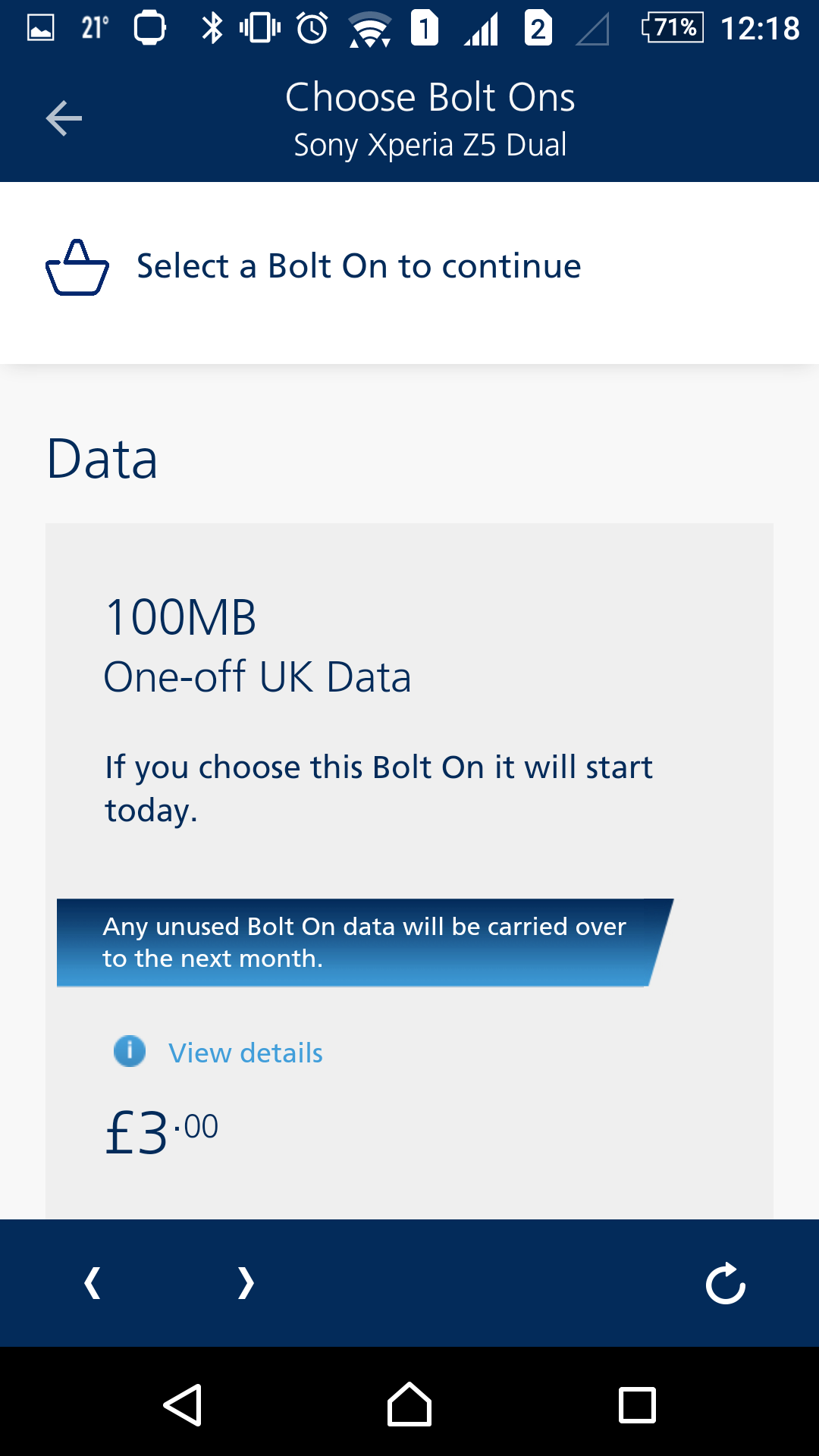 Solved: Can no longer add data to my account - O2 Community