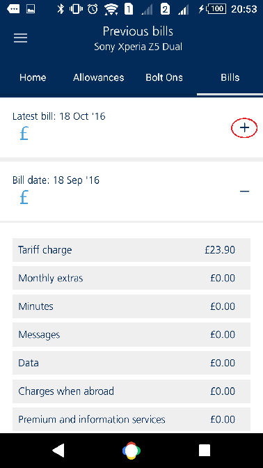 My O2 - Bills section - Mini Guide - O2 Community