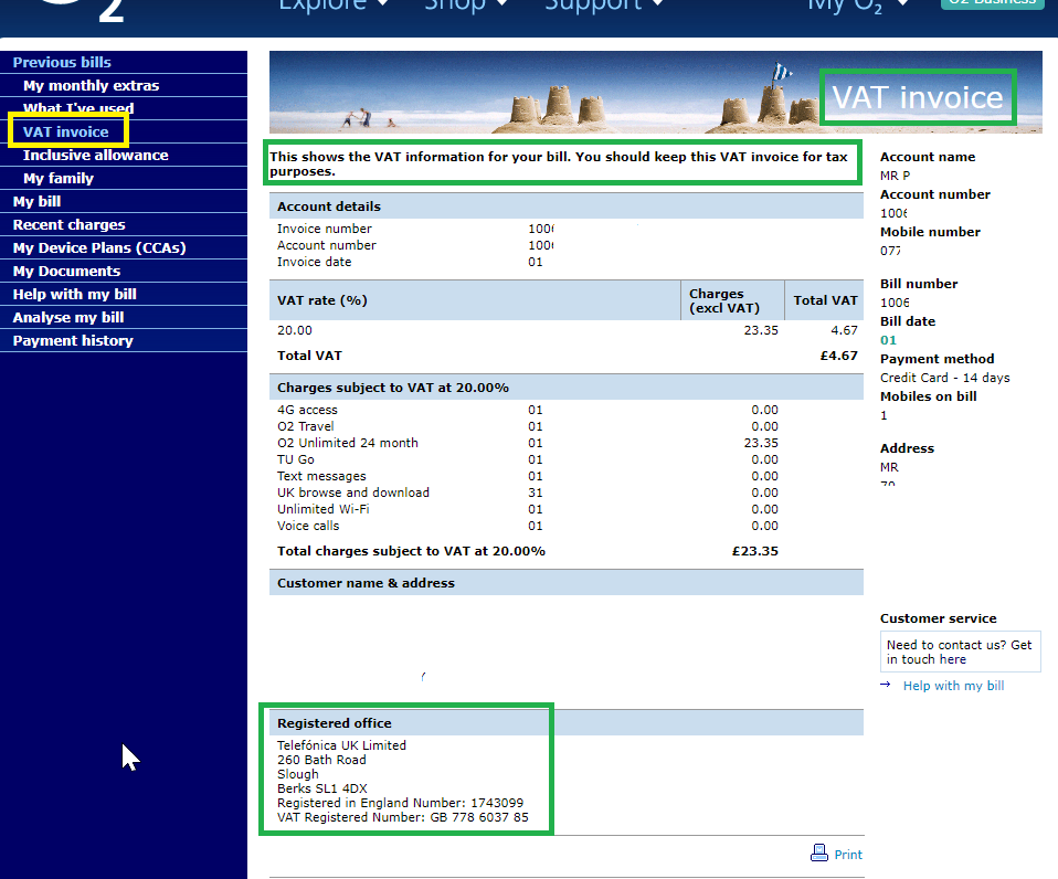 How do I get to the 'Download Bill' page?