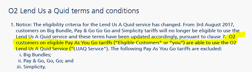 Solved: Lend us a quid - Page 2 - O2 Community