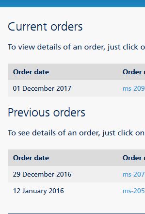 Receipt / Order Number - O2 Community
