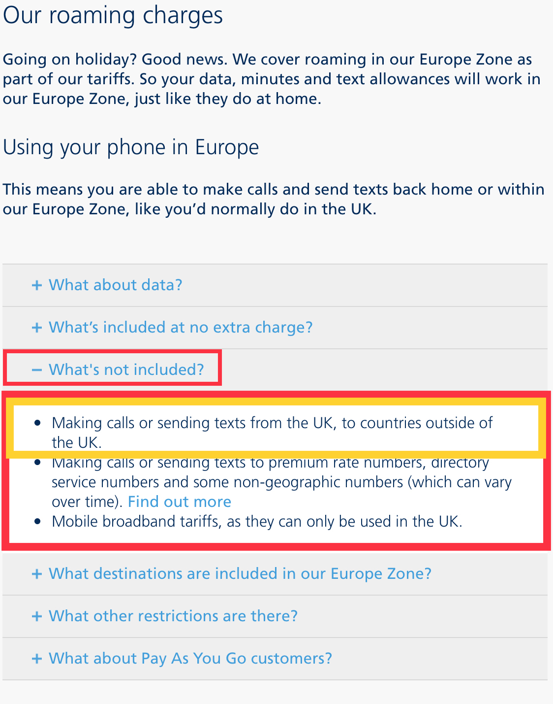 O2 charges calling Europe - O2 Community
