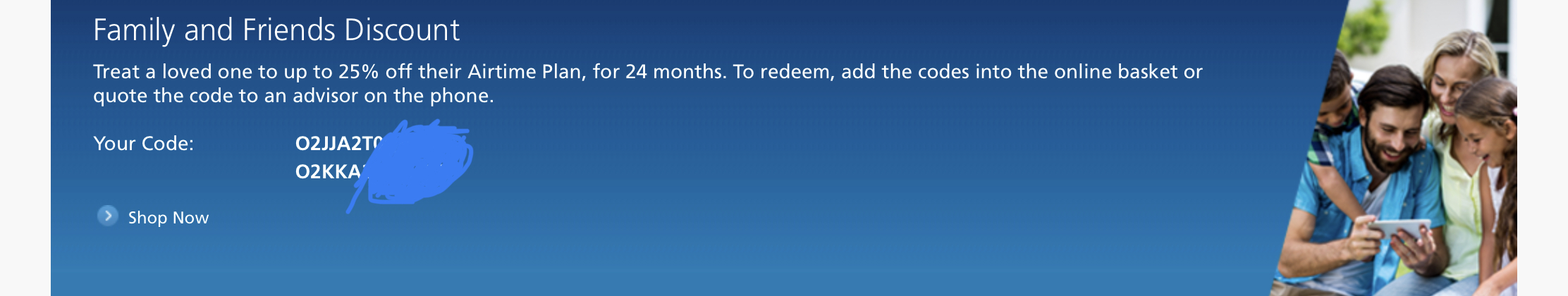 Solved: O2 open for friends & family - O2 Community