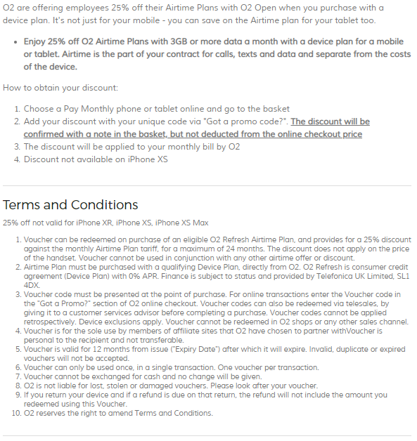 Solved: Ugrade and "This promo code can't be used with thi... - O2 ...