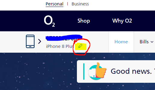 Solved: My device is shown as incorrect when I log into my... - O2 ...