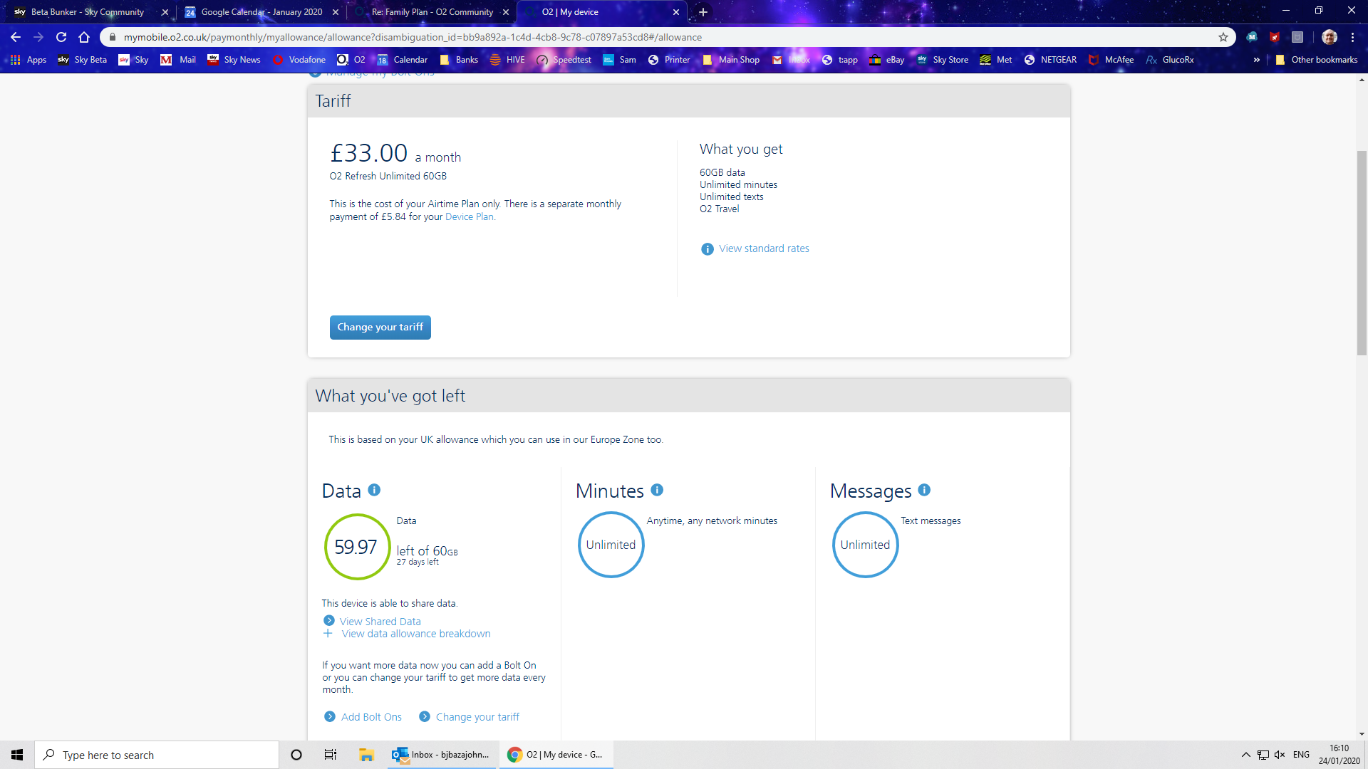 Solved: Family Plan - O2 Community