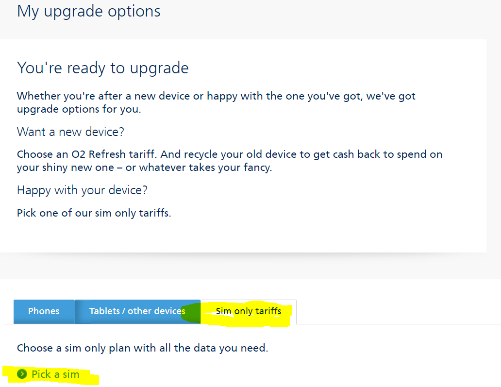 Solved: Changing from O2 Refresh to Pay Monthly SIM only - O2 Community