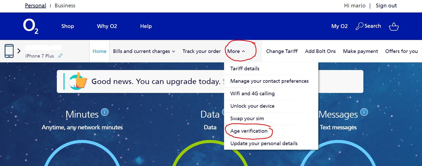 Age Verification is now available on MyO2 - O2 Community