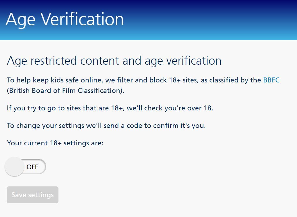 O2 Age restriction: what it is & how to manage it ... - O2 Community
