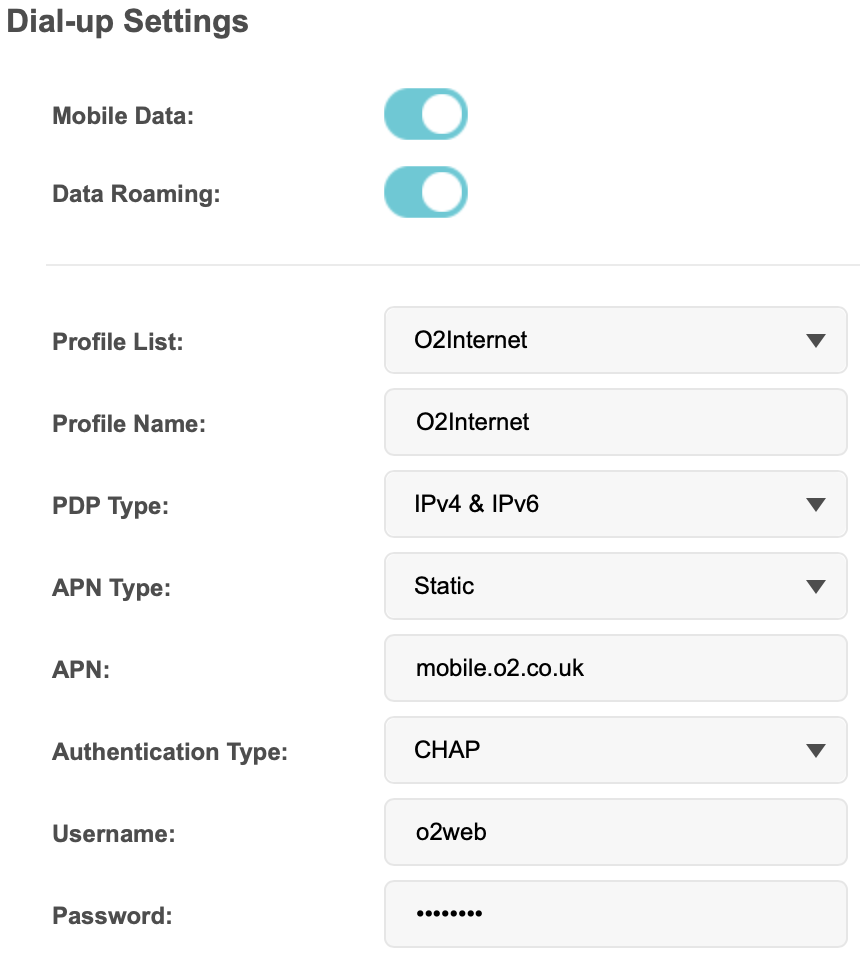 Solved: APN settings for a Tp-Link M7450 portable router - O2 Community