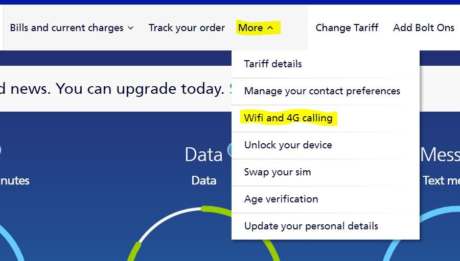 Solved: Cannot activate 4G Calls - O2 Community