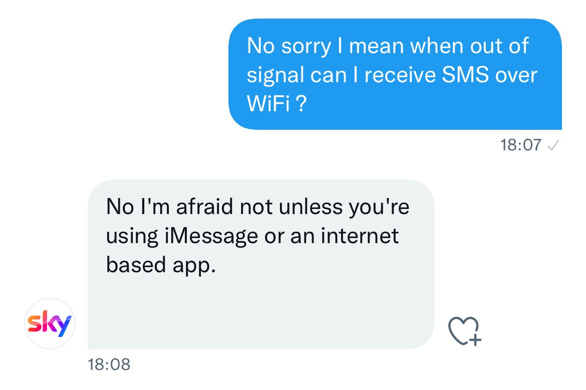 SMS/MMS over O2 WiFi calling - O2 Community