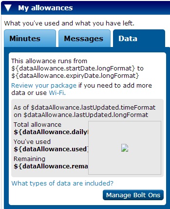 Solved: Cant view my data usage - O2 Community