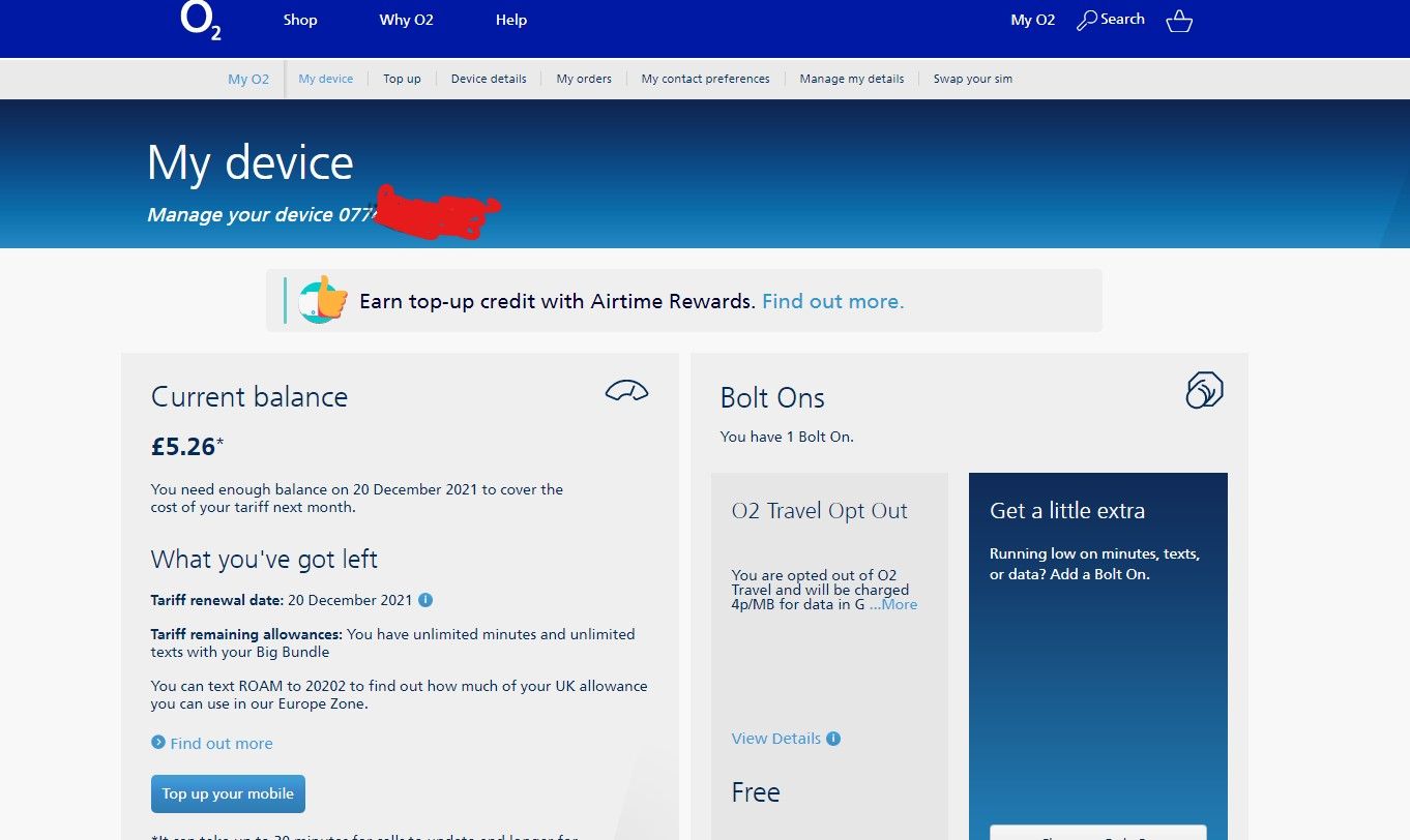 Where in my02 do I find which bank account pays my... - O2 Community