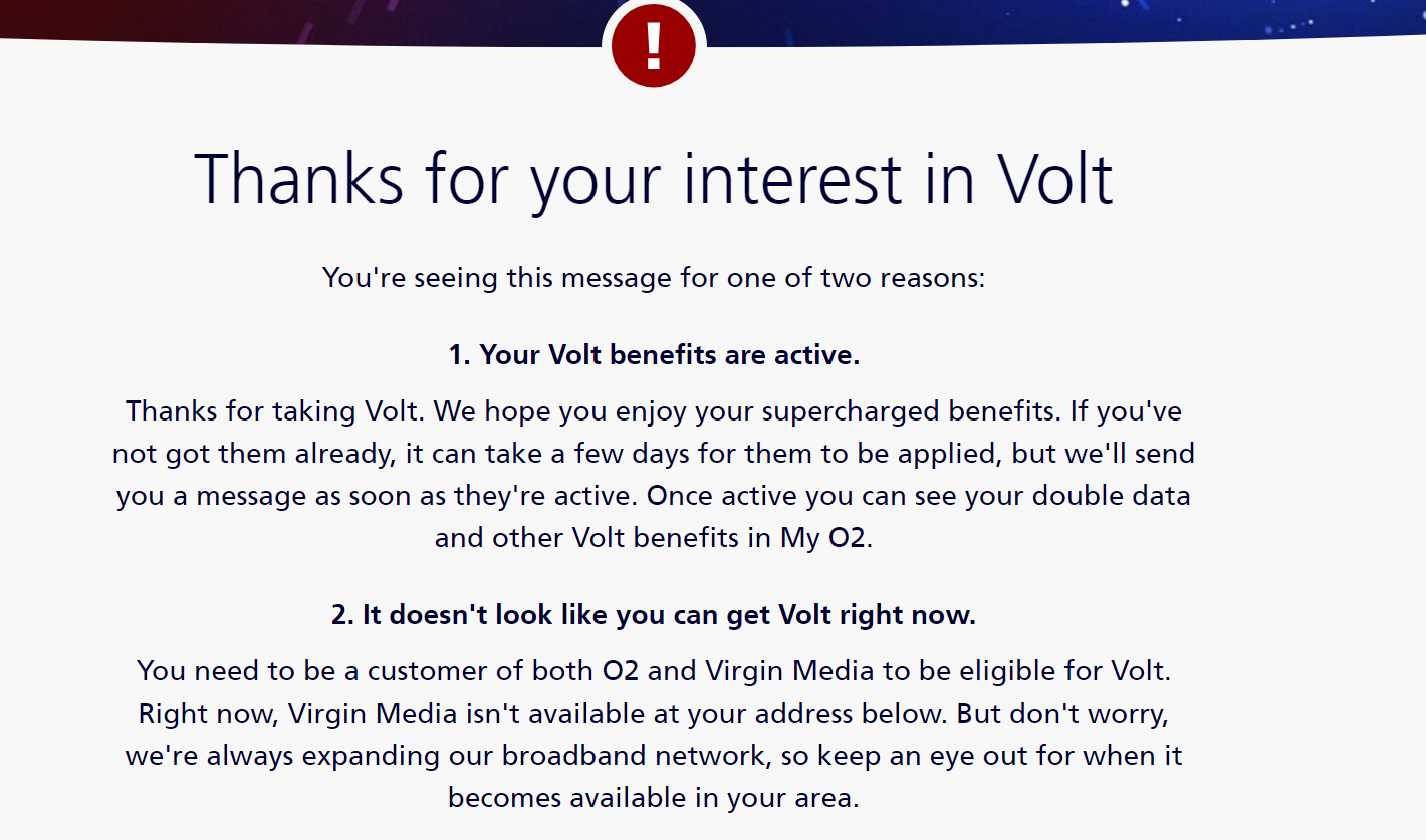 Solved: Still No double data volt bolt on - O2 Community