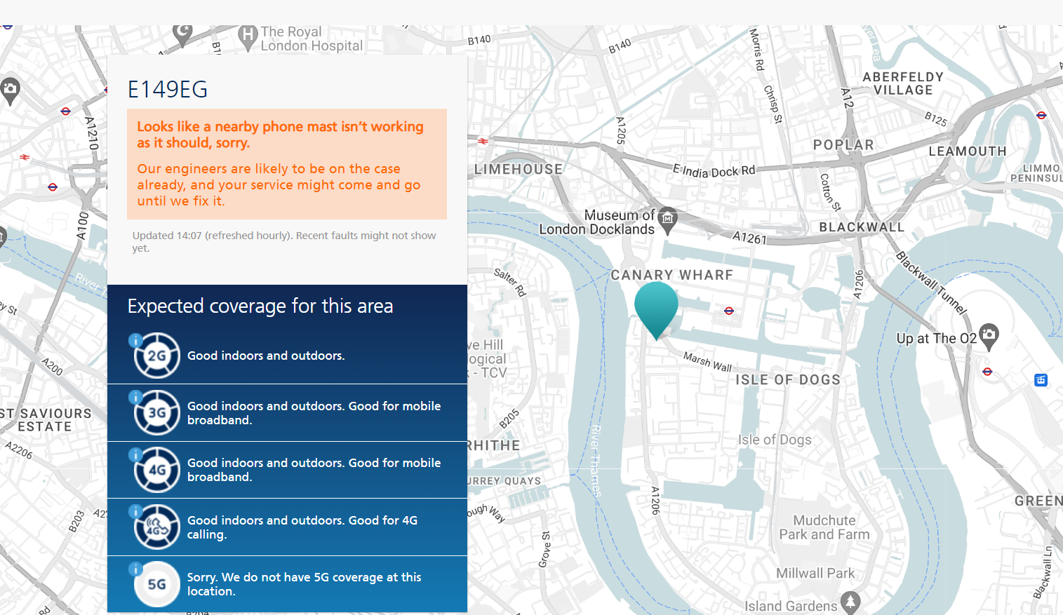 Solved: Mast down and not being fixed - O2 Community