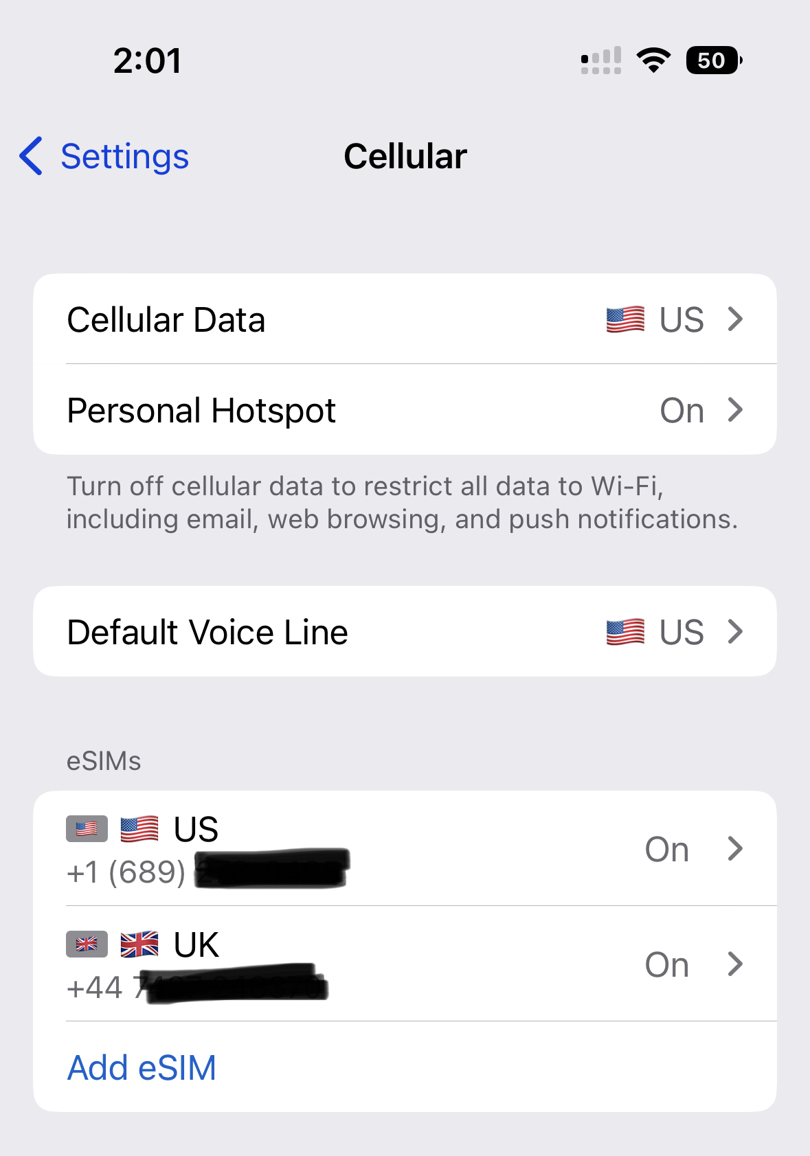 Solved: eSIM Swap while abroad? - O2 Community