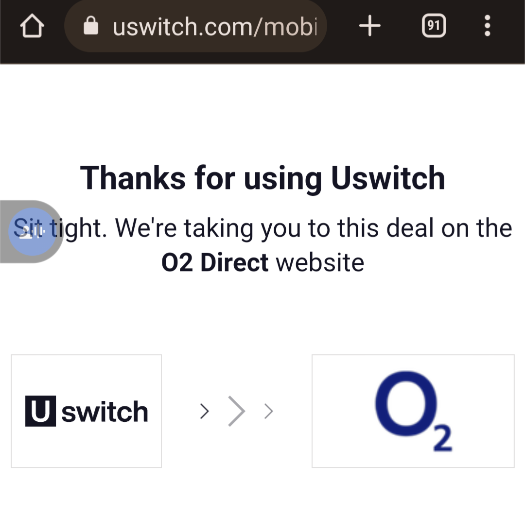 Solved: Unable to upgrade via Uswitch - O2 Community