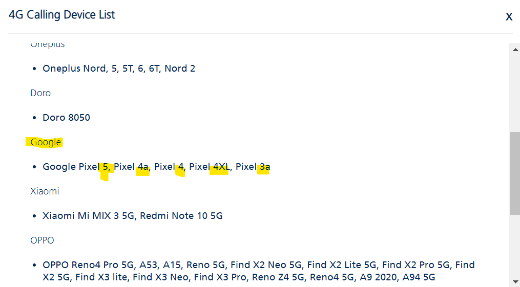Solved: Pixel 3a: no WiFi 4G calling option - O2 Community