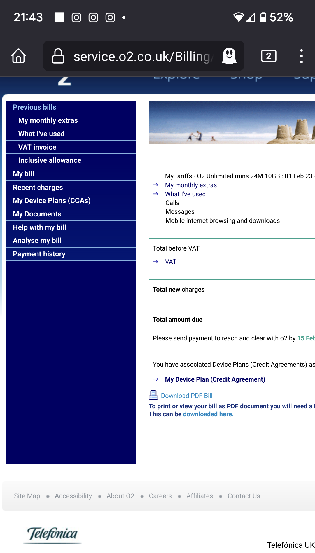 Solved: DASH_ERR04: Cant download old bills - Page 5 - O2 Community