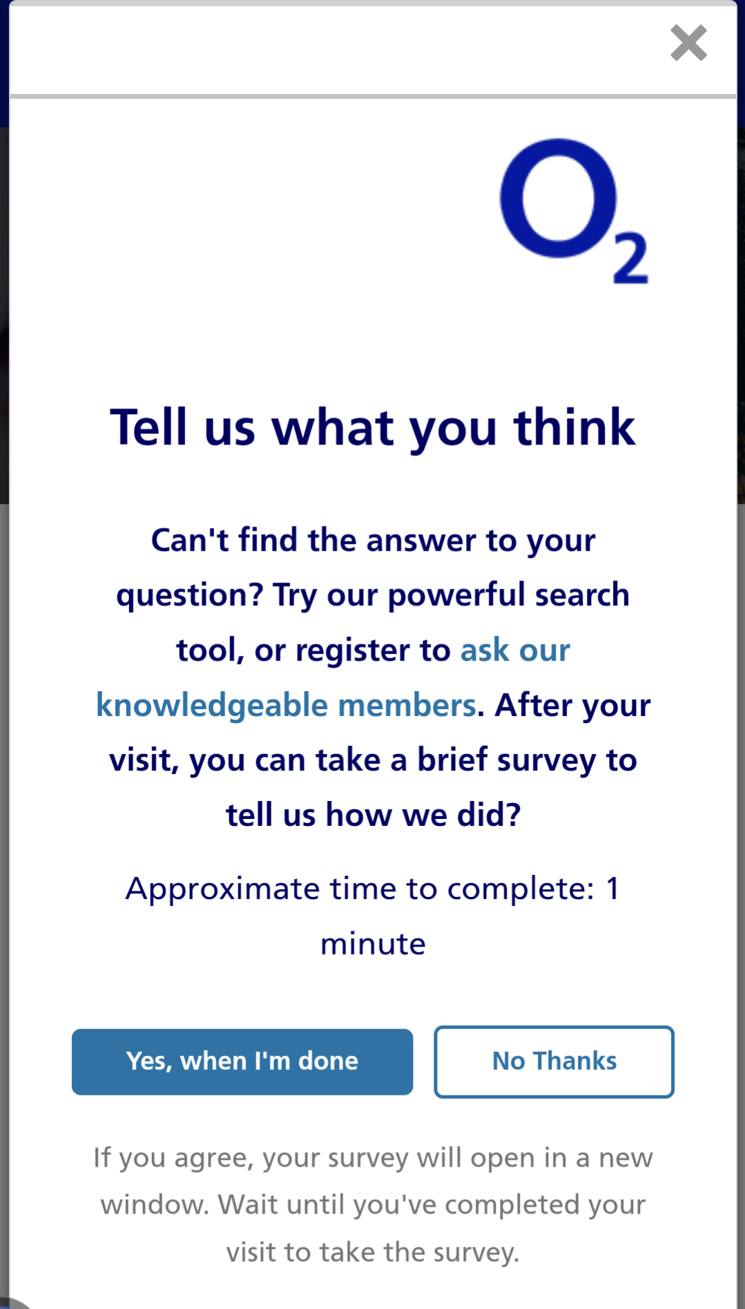 Constant Pop Up on Forum - Page 8 - O2 Community