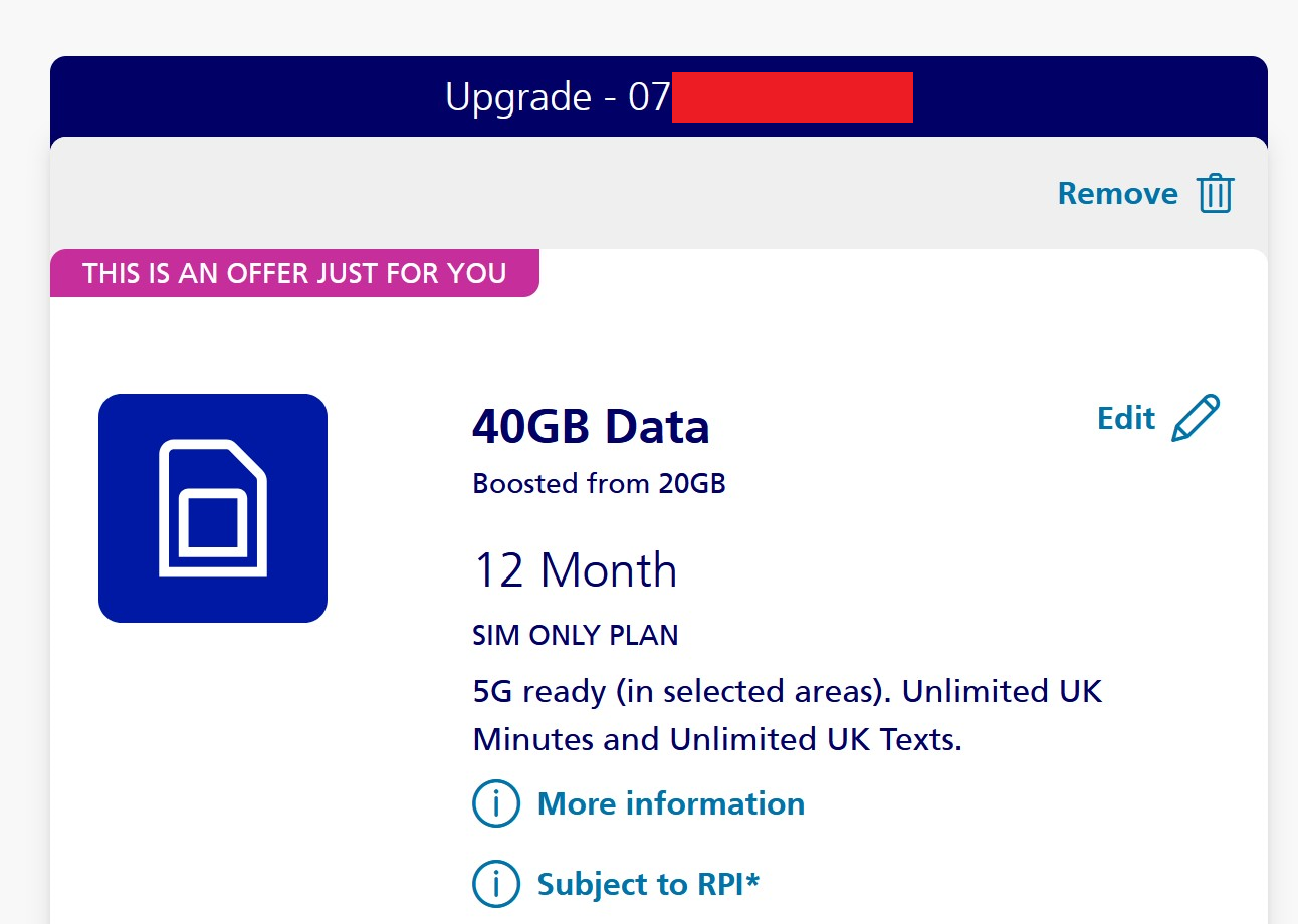 Upgrade Credit Check O2 Community