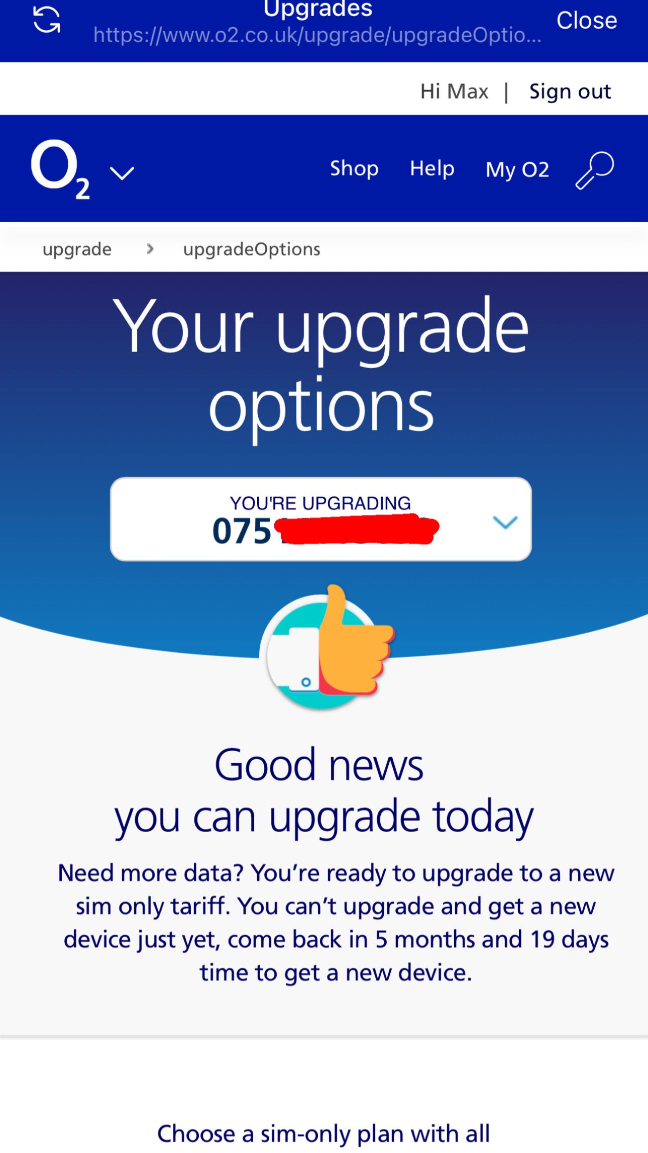 Upgrade date suddenly changed?? - Page 2 - O2 Community