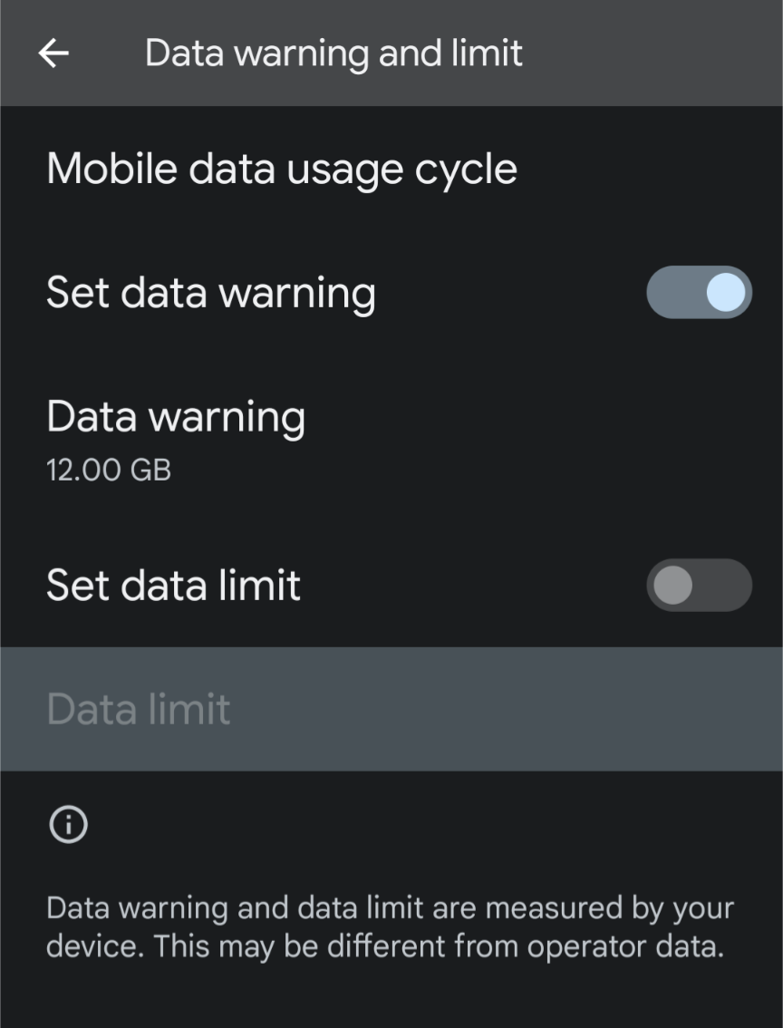 Check daily usage - O2 Community