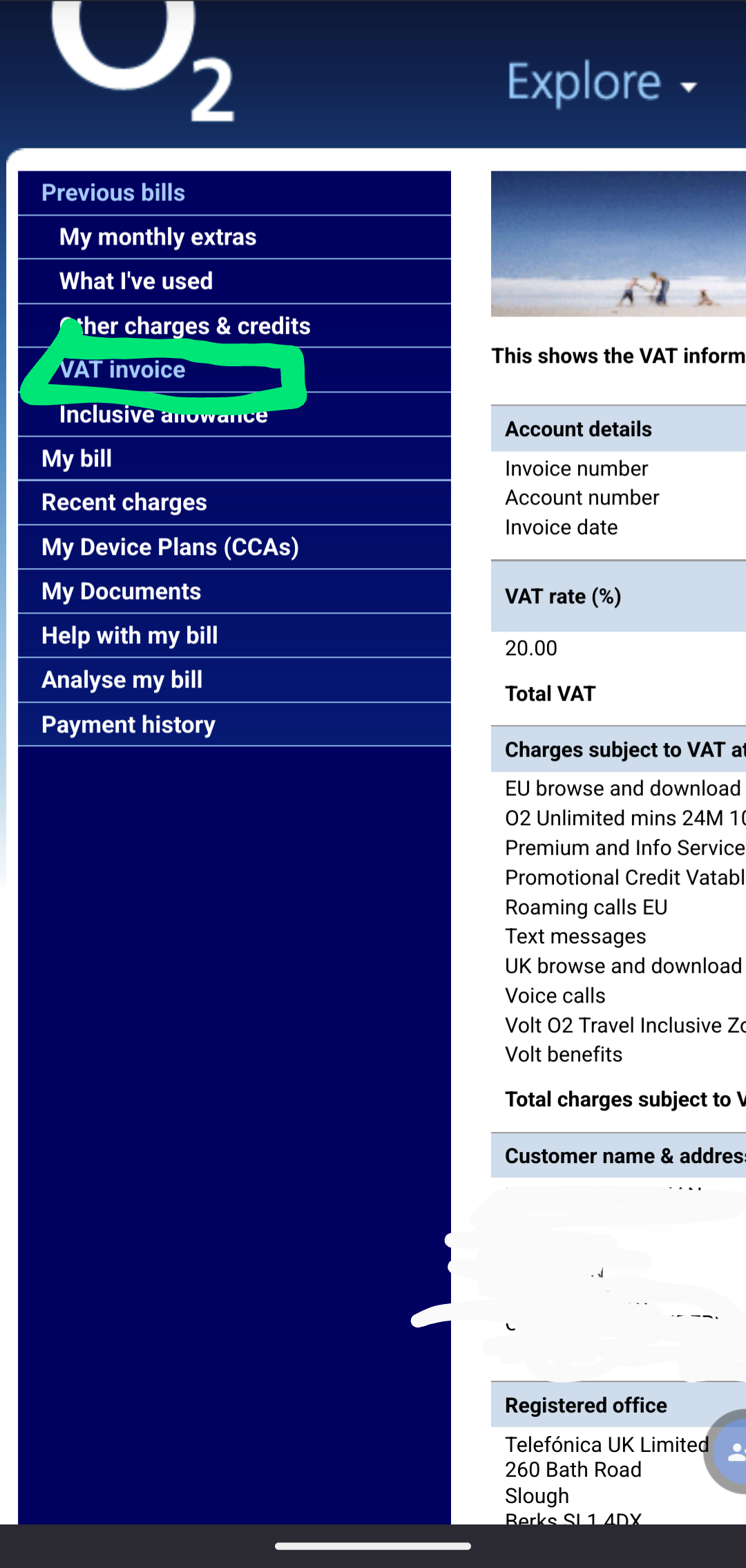 How do I get to the 'Download Bill' page?