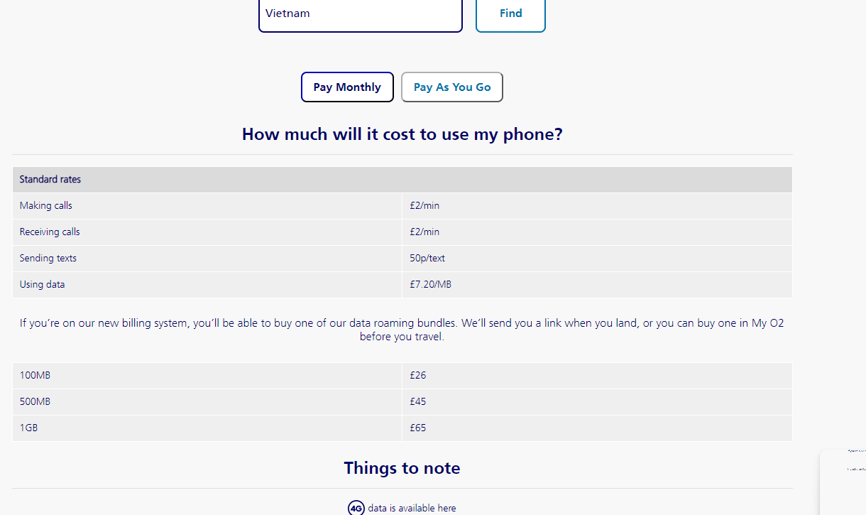 Solved: Travelling to Vietnam Roaming - O2 Community