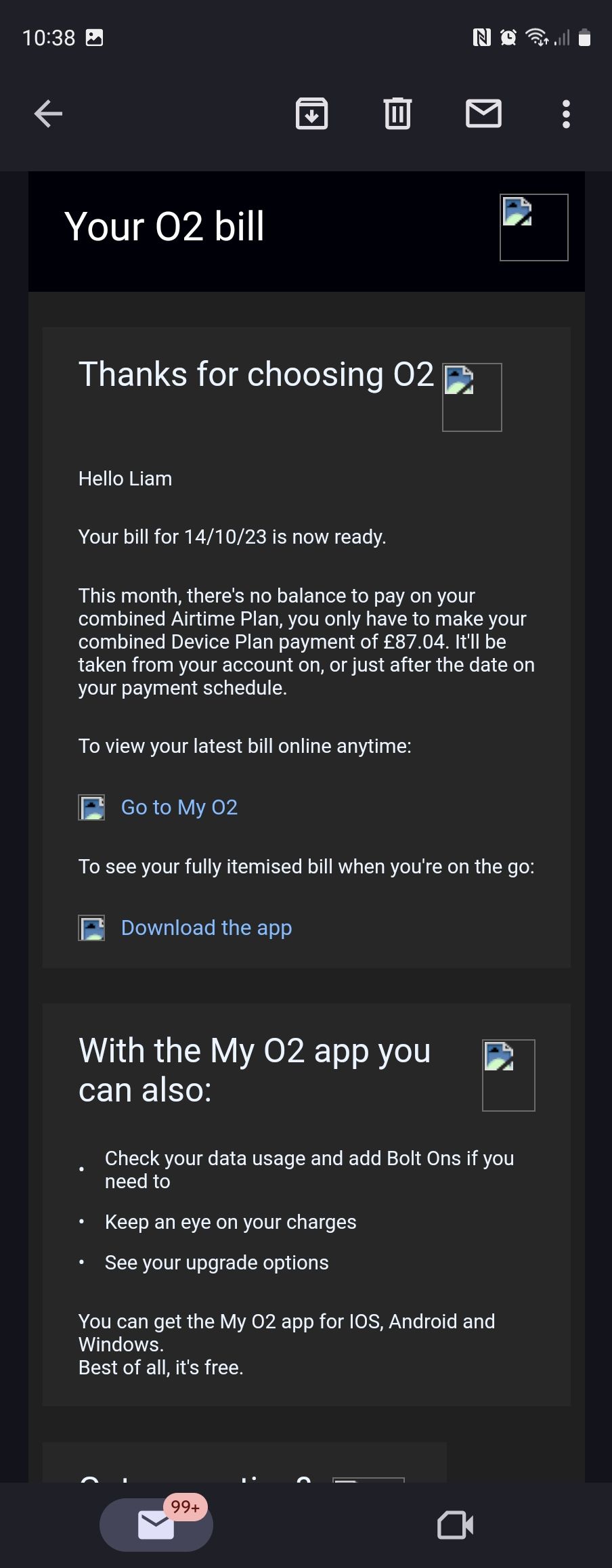 Higher Device Bill - O2 Community
