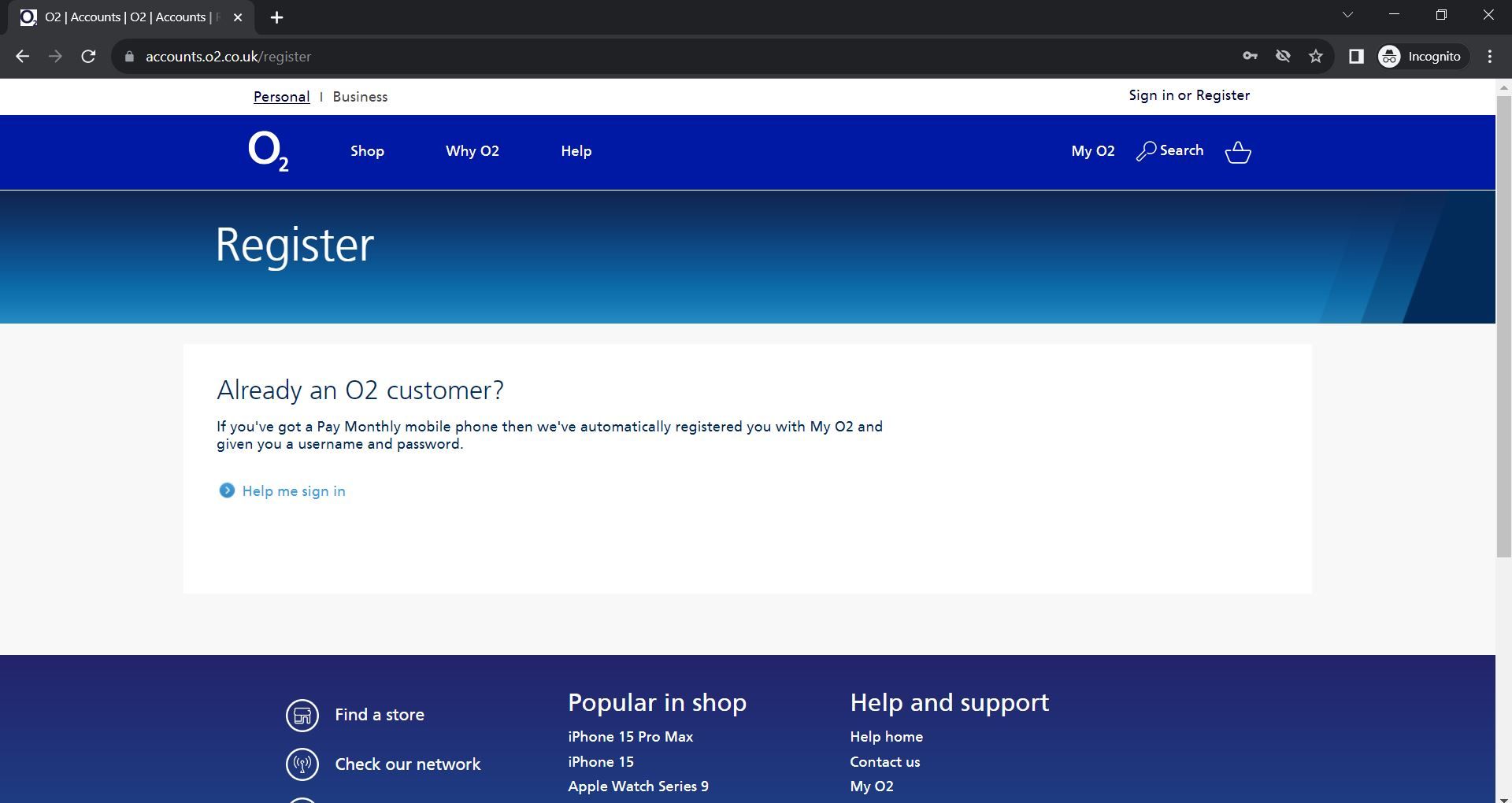 MyO2 and PAYG registration - broken? - O2 Community