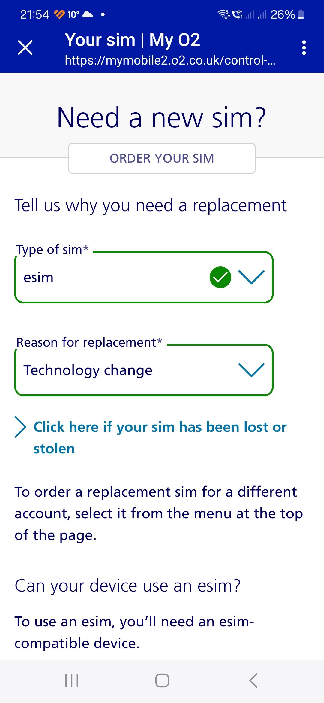 o2 bunsiness unable to move esim to new iphone us... - O2 Community