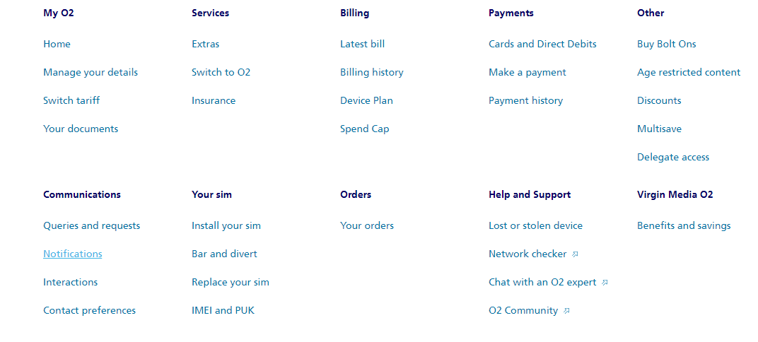 Not receiving billing notifications to my e mail - O2 Community