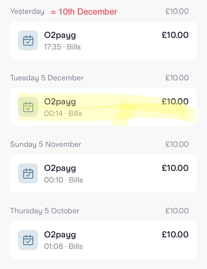 Was charged for Rolling Plan but it didn’t go thro... - O2 Community