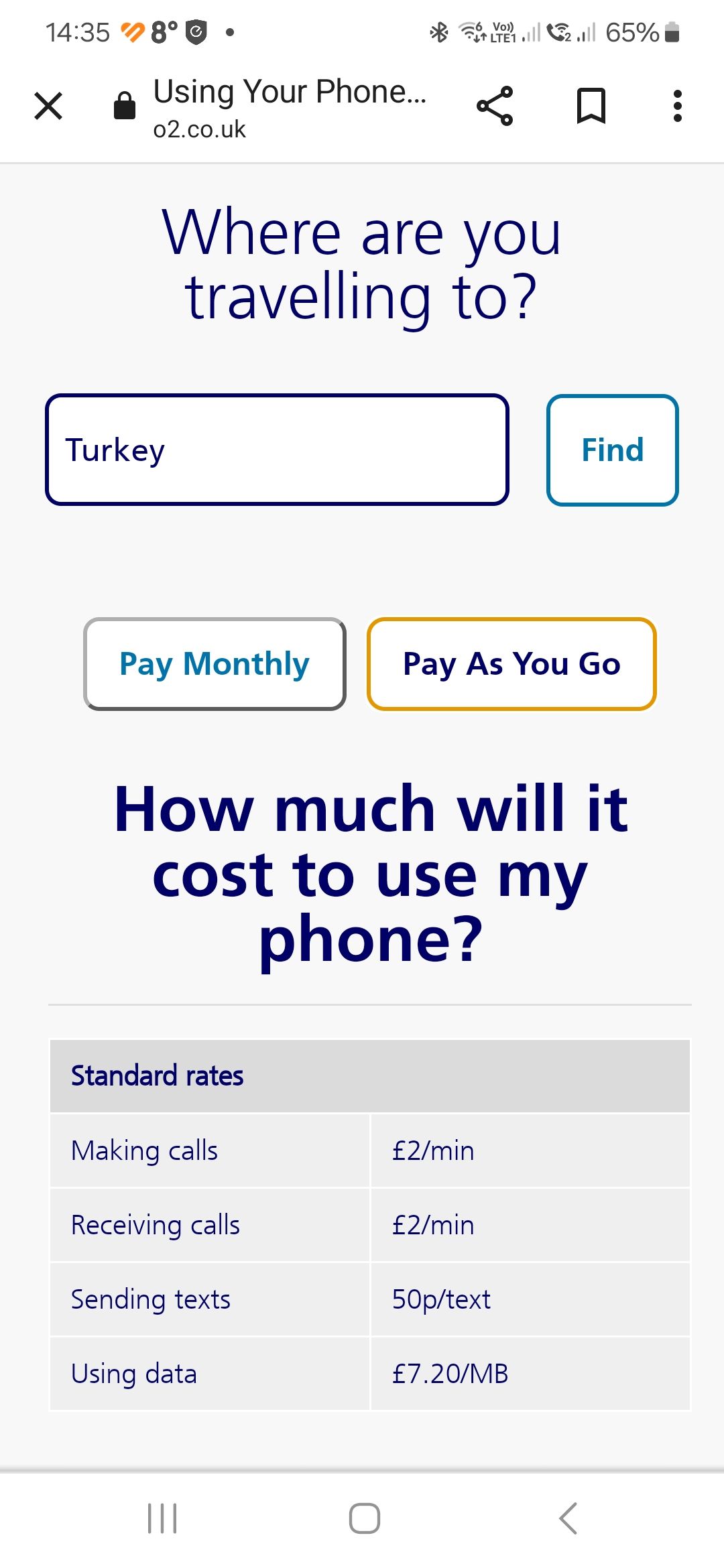 Solved: Turkey - O2 Community