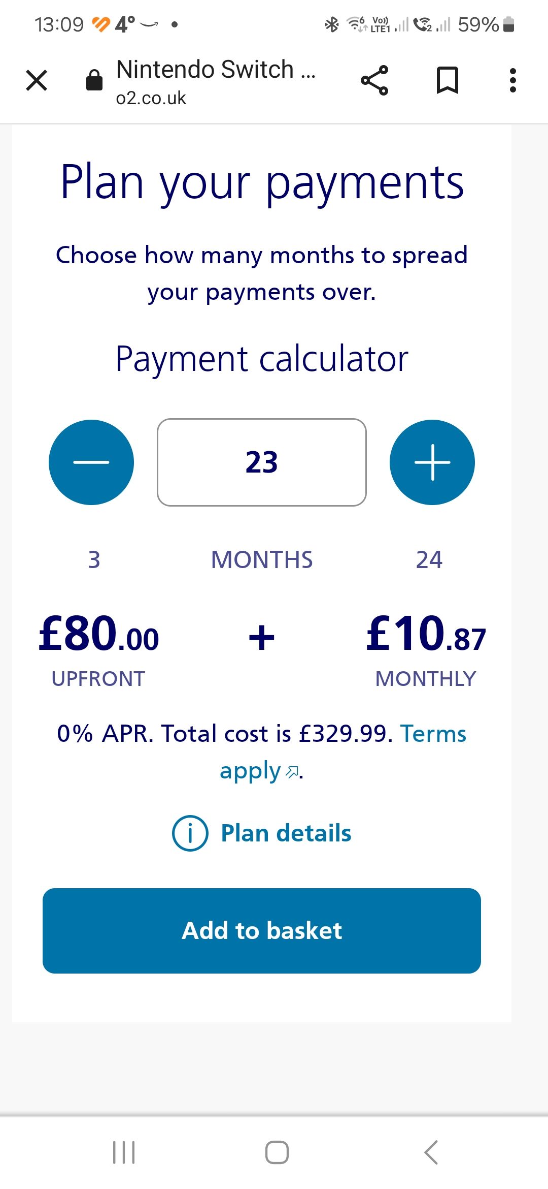 Pay monthly for Switch Oled - O2 Community