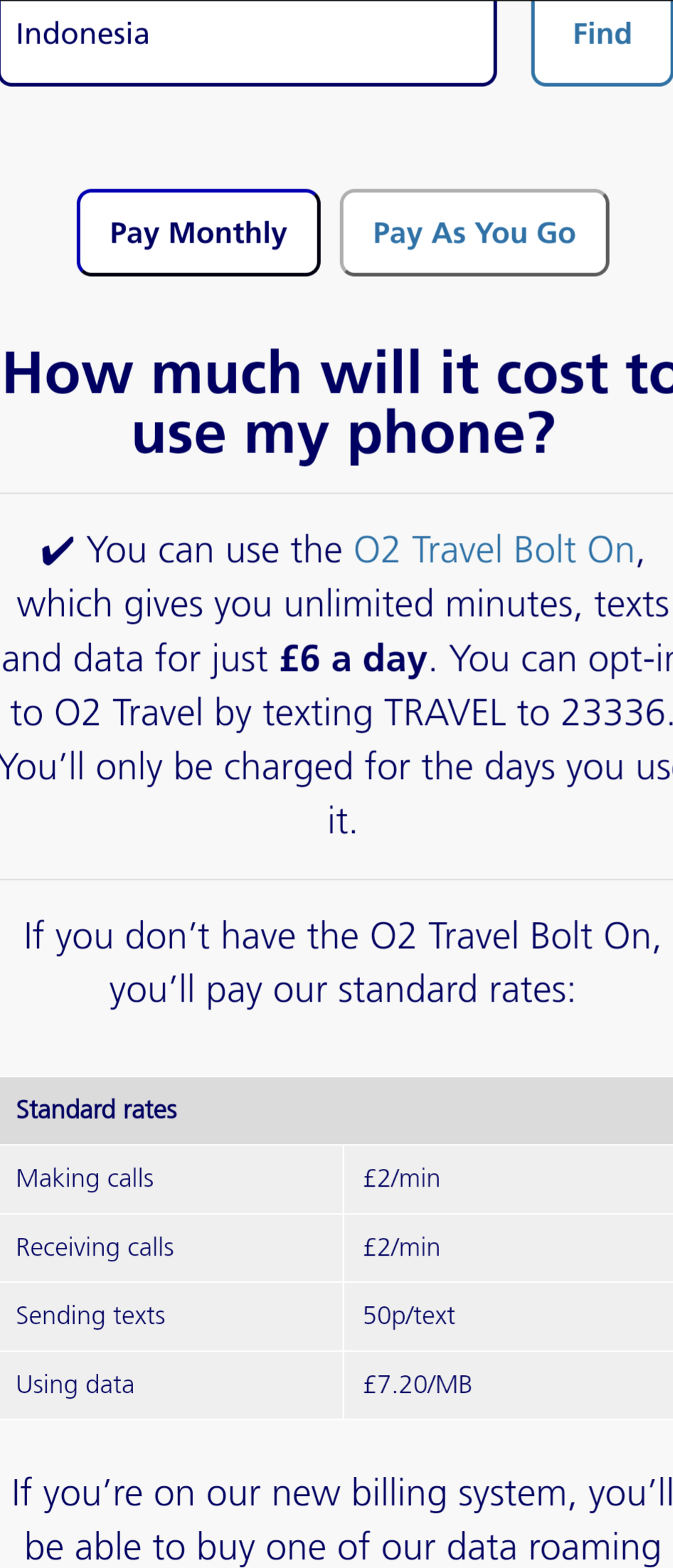 Solved: Using Data in Indonesia - O2 Community