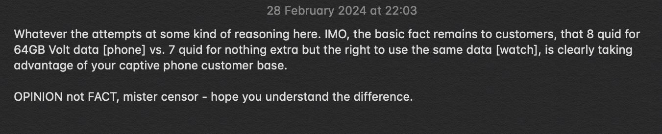 Apple Watch - expensive airtime plan prices? - O2 Community