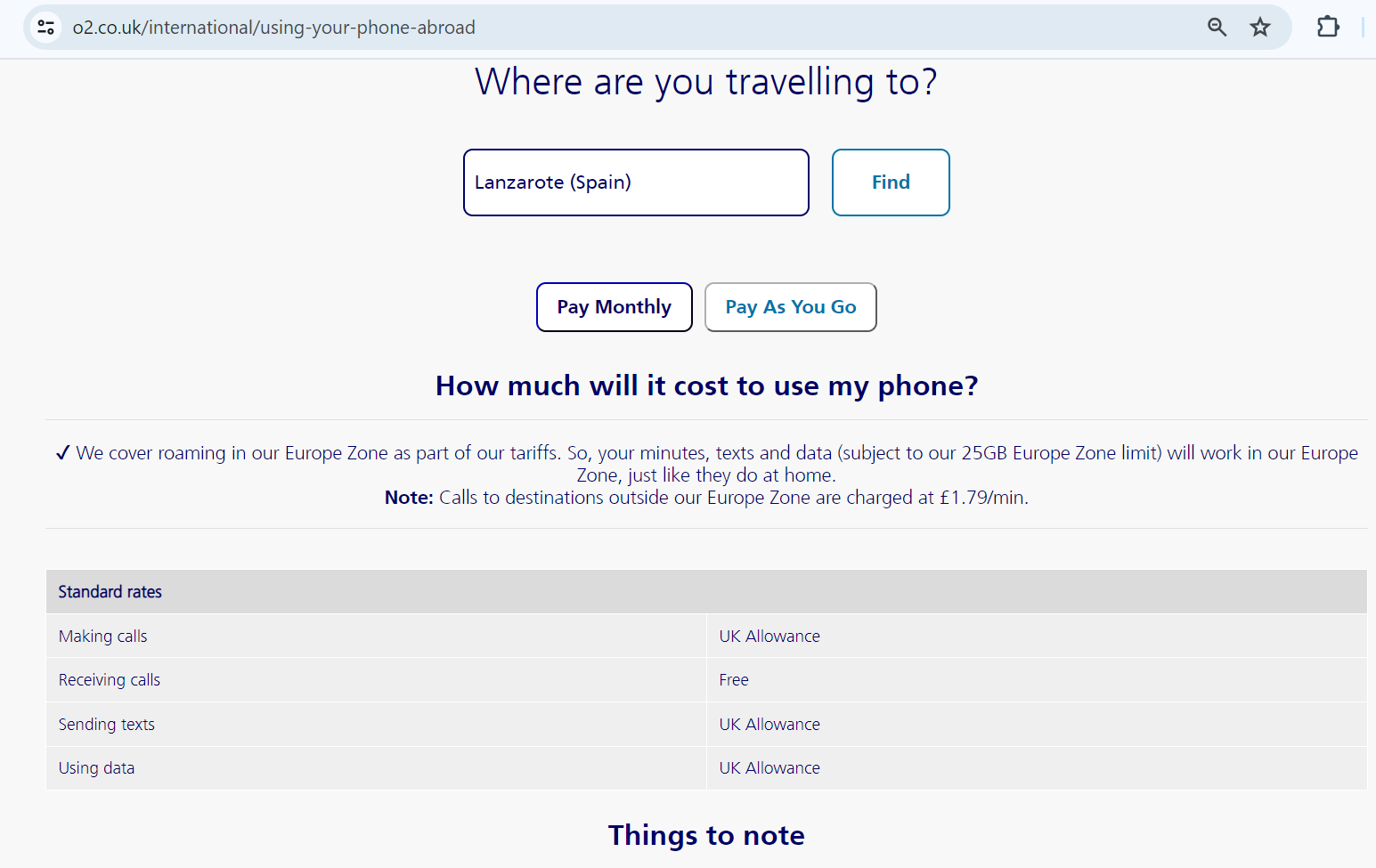 Roaming in Lanzarote - O2 Community