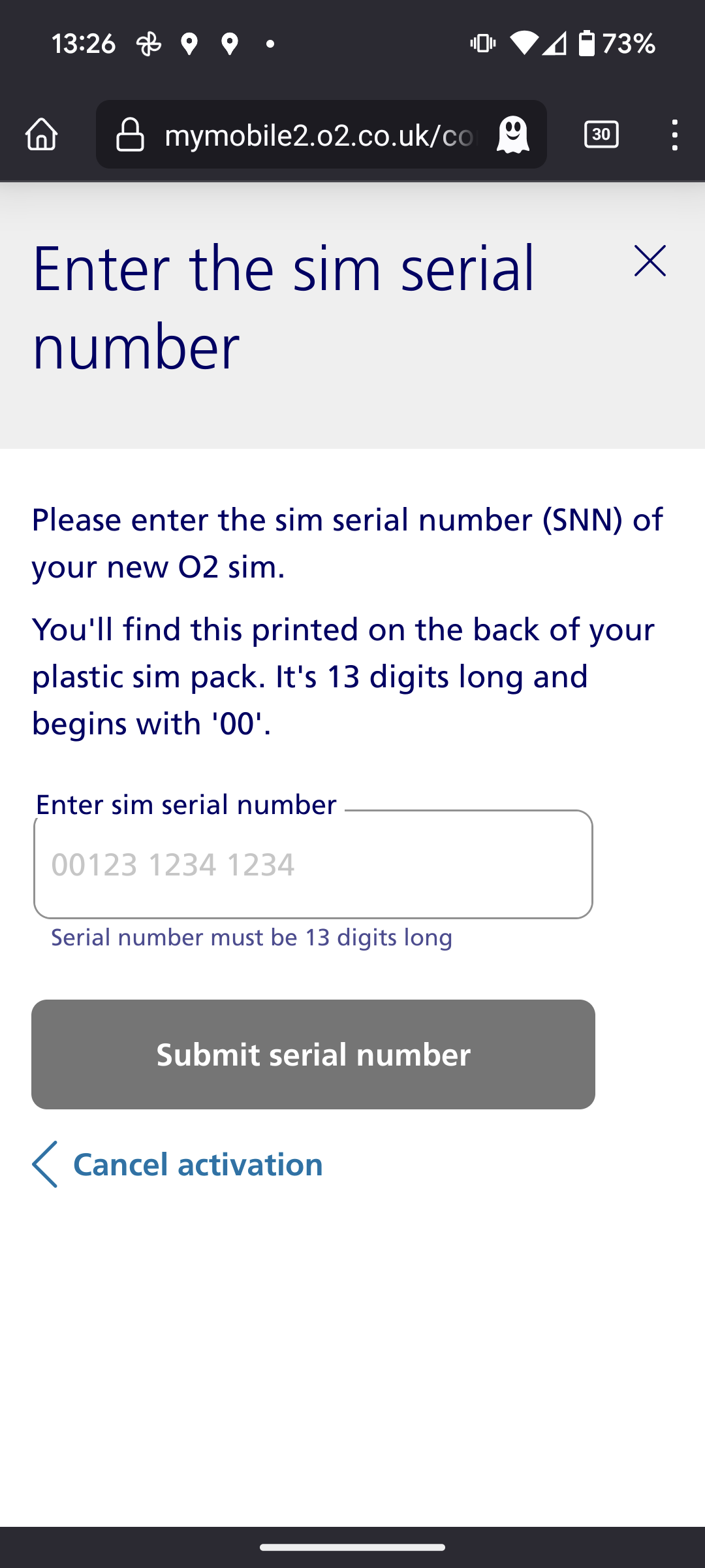 Sim free swap wrong adress - O2 Community