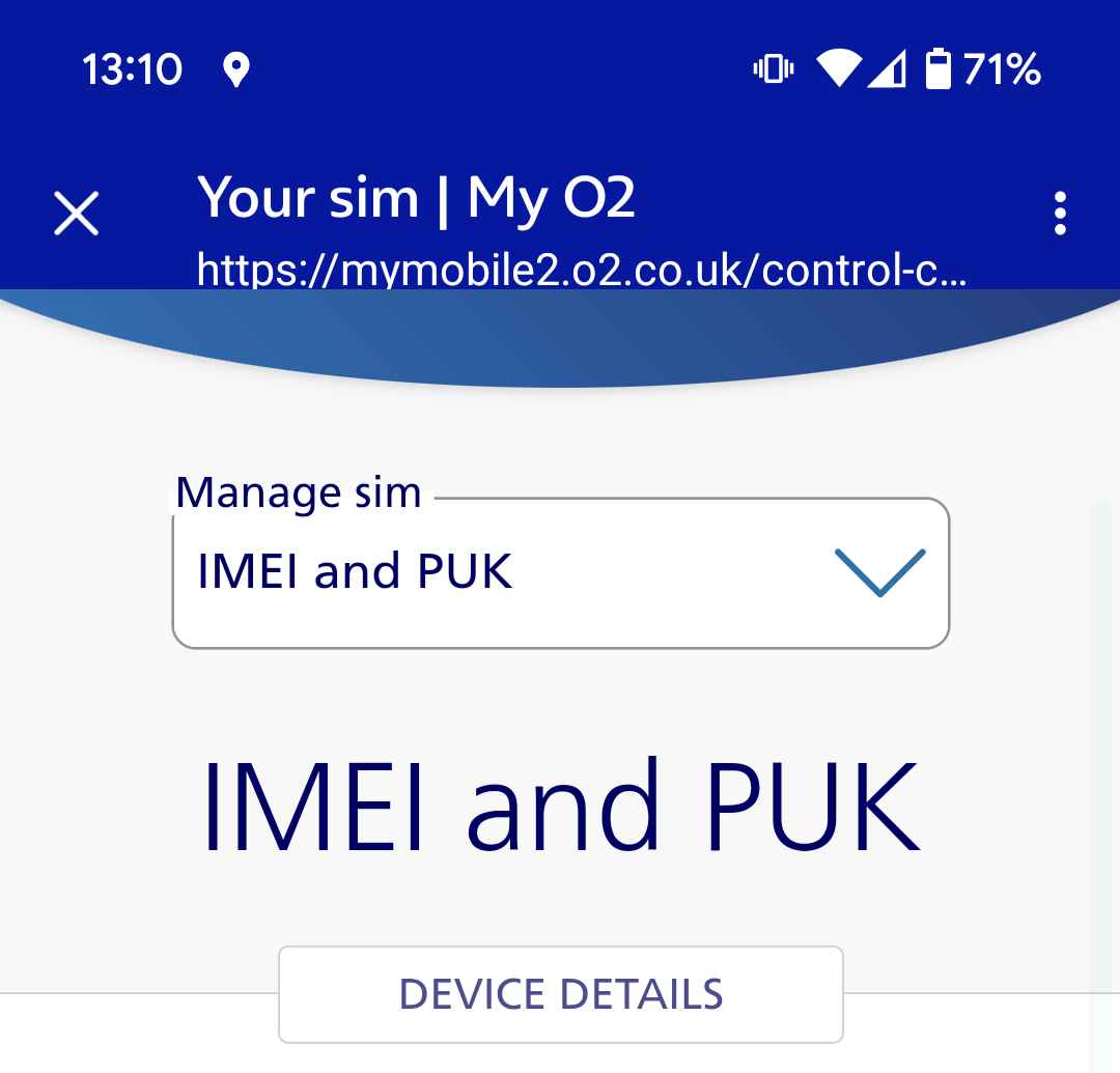 Solved: PUK code - O2 Community