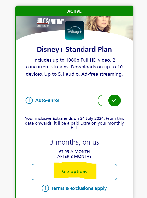 Solved: Disney plus - O2 Community