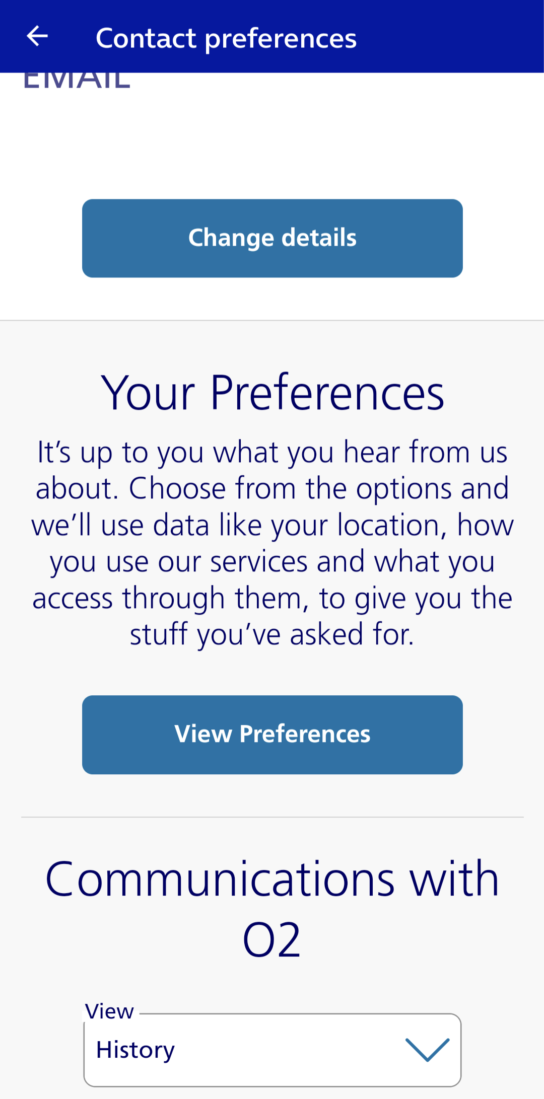 Unsubscribe from Marketing - O2 Community