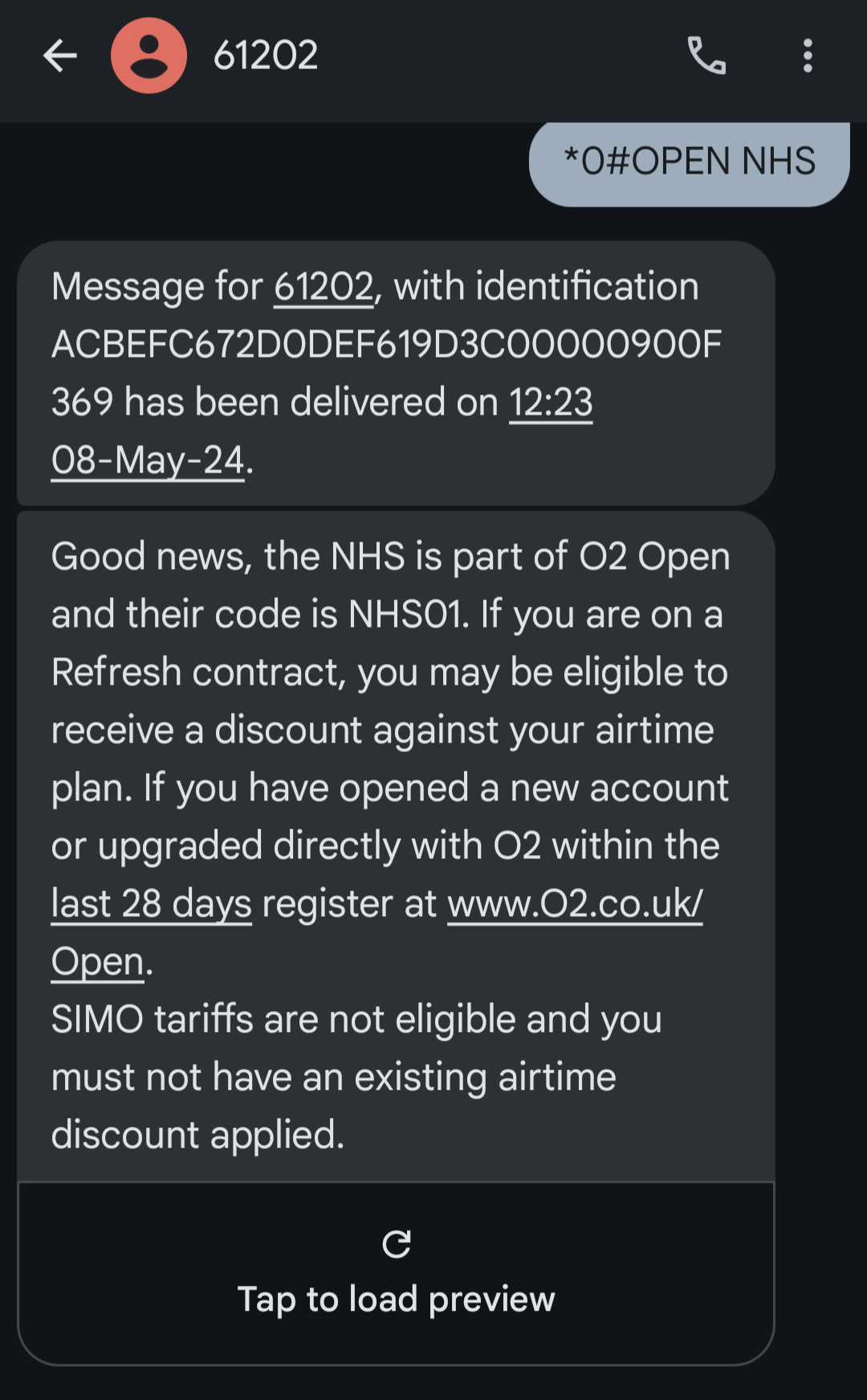 Solved: Re: O2 Open 61202 not working - O2 Community