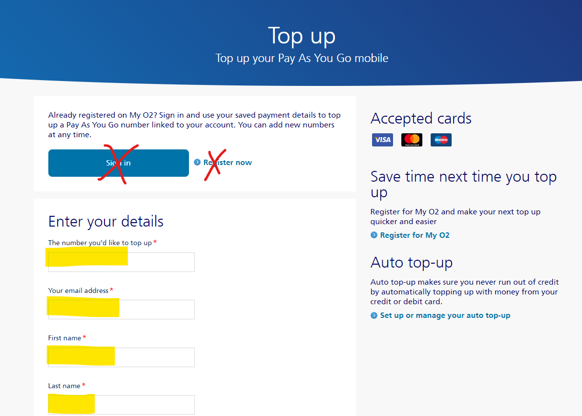 trying to enter in my account - O2 Community