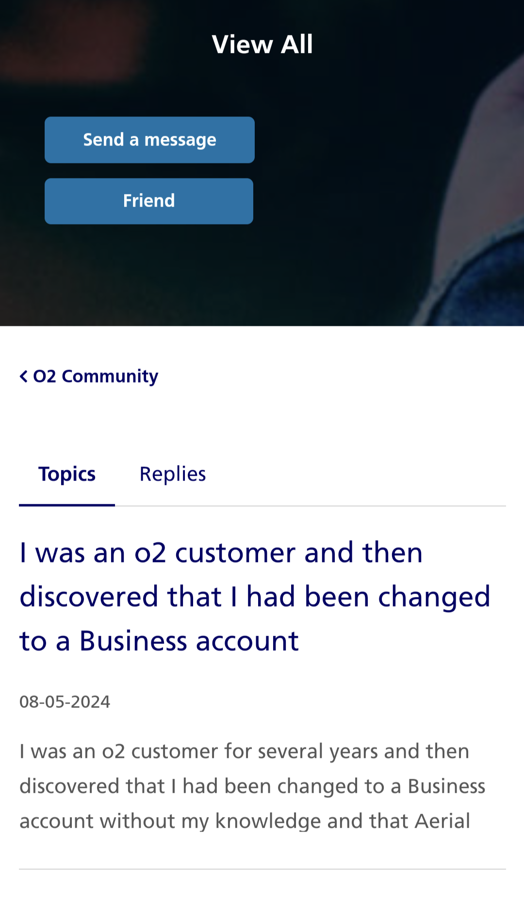 Solved: Contract with Aerial Direct - O2 Community