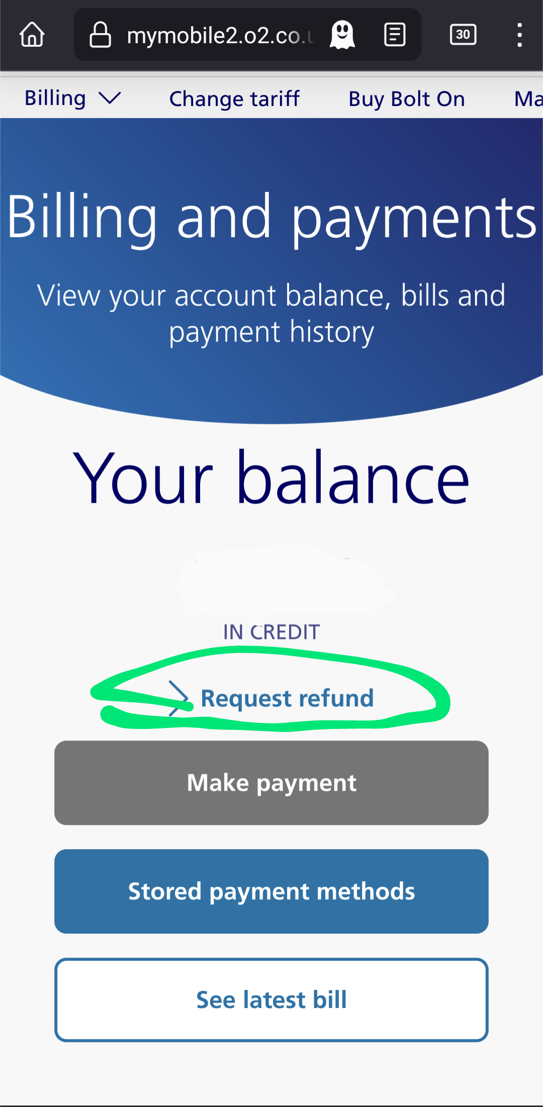 Solved: Refund - O2 Community