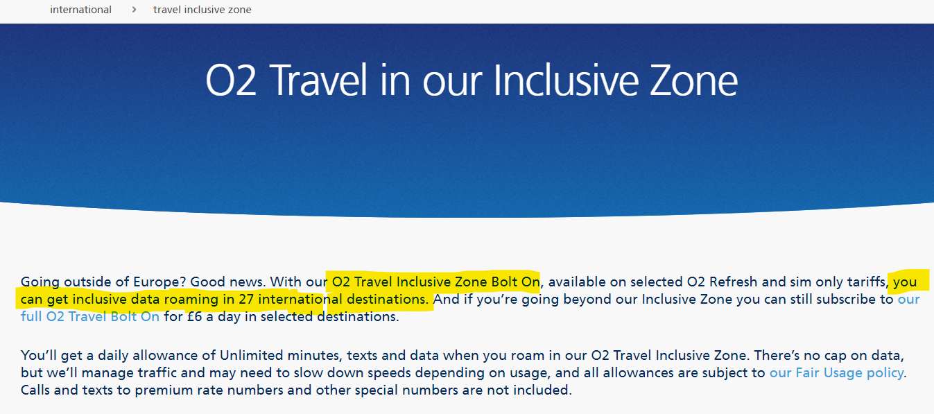 the-international-bolt-on vs O2 Travel Inclusive Z... - Page 2 - O2 Community